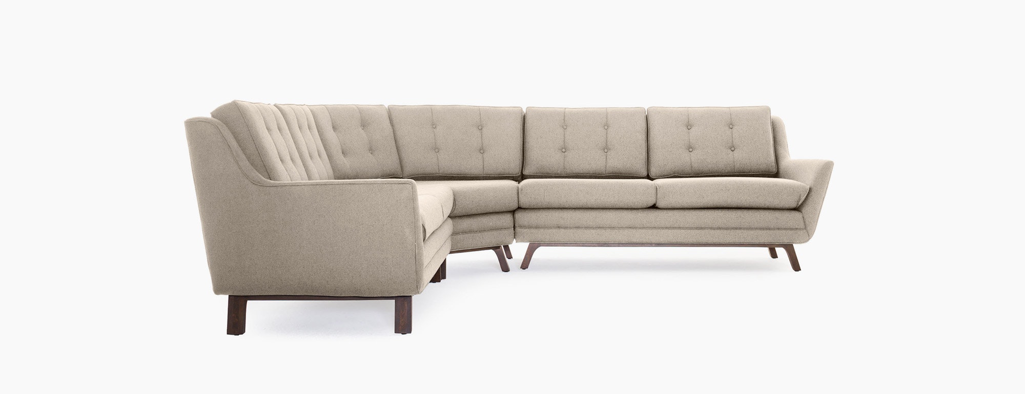 Eastwood Round Corner Sectional (3 piece) | Joybird